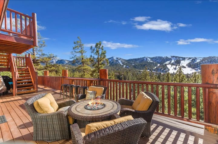 Lux 7 Bedrooms, Breathtaking Mt Views, Hot Tub, Ac - 大熊湖