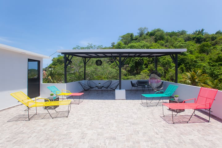 Well Located Studio Great For Couples Kitchen Wifi - Zihuatanejo