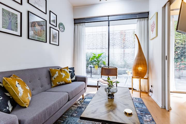Apt Lastarria, Uc Metro, Fast Wifi + Smart Tv - Santiago