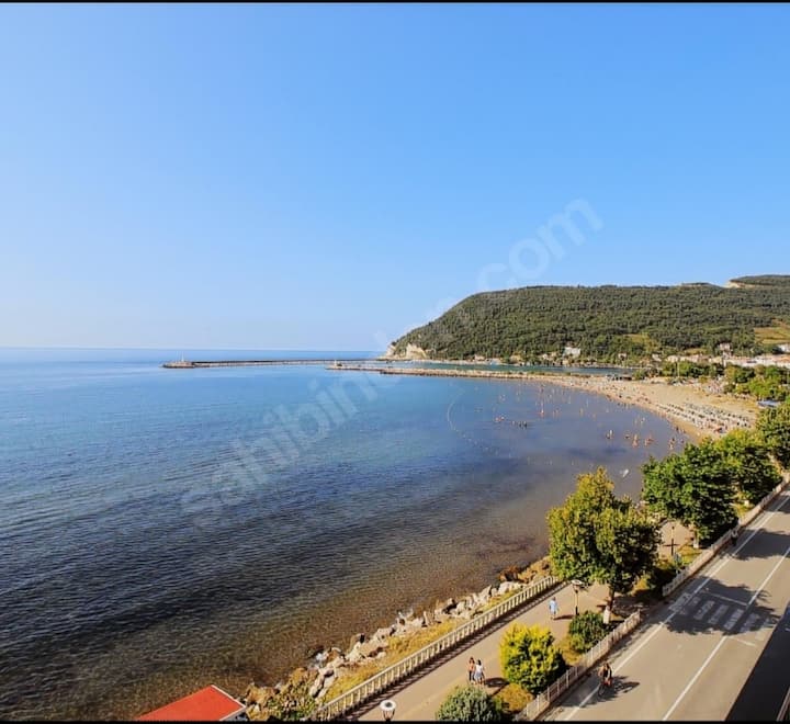 Denize Sıfır, Muhteşem Manzaralı 2+1 Dubleks - Cide