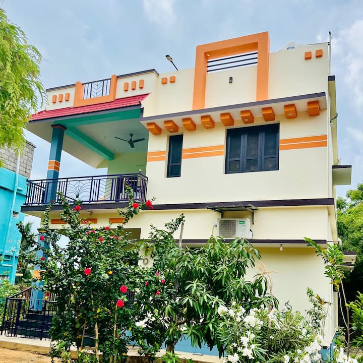Tamizh Nest [தமிழ்க்குடில்]  : 2-bhk Holiday Home - Kanyakumari
