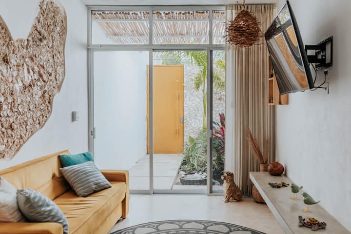 Casa Zen-1 King, 1 Queen, 1 Single, Pool & Bbq. - Mérida, México