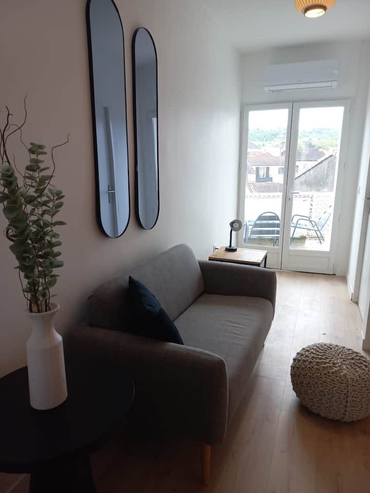 Le 29 Spacieux, 4 Pers, 2 Lits, Clim Et Wifi - Agen