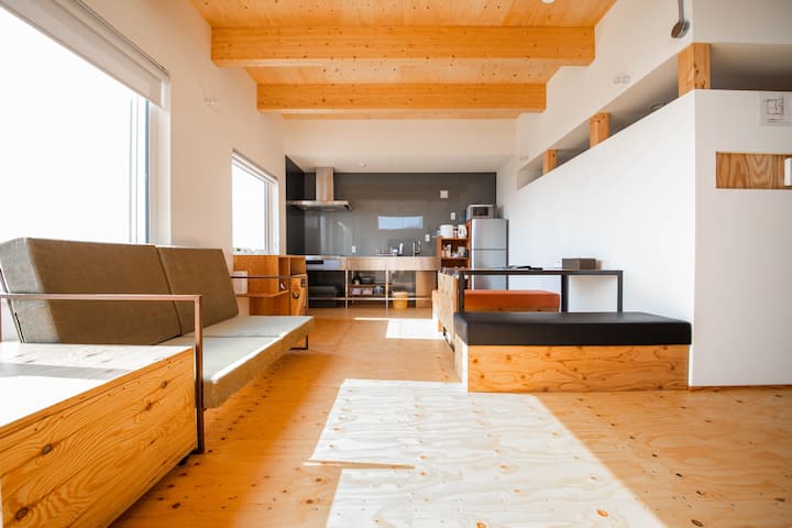 Sunny Side House【view The Sea / Bbq】 - 石狩市