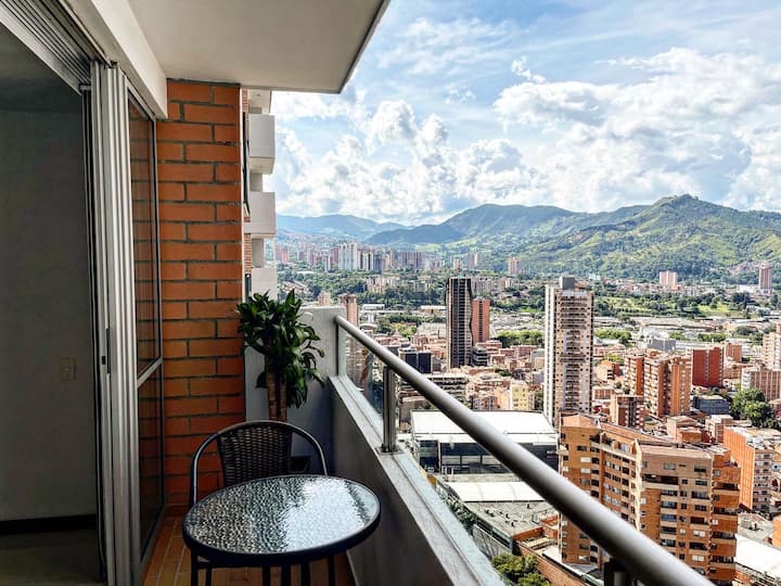 New Apto/security/parking/20mn Provenza/pool/gym - Envigado