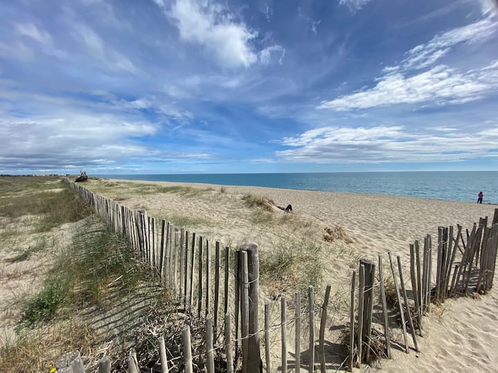 Dans Les Dunes Torreilles Plage Superbe Villa - Torreilles