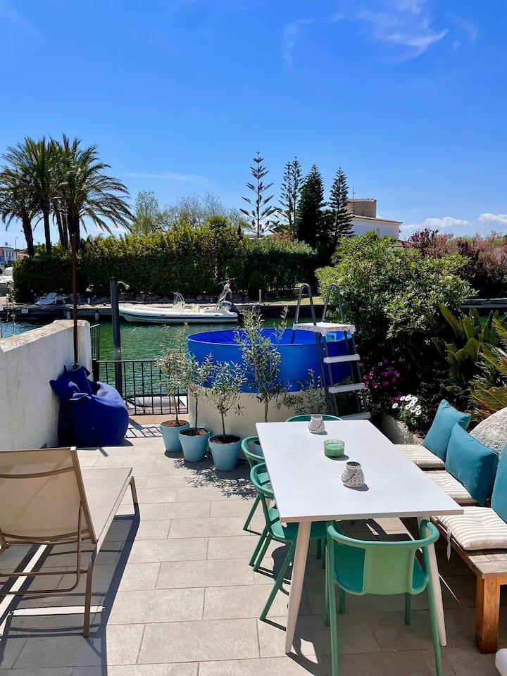Gemütliches Ferienhaus Am Wasser - Ampuriabrava