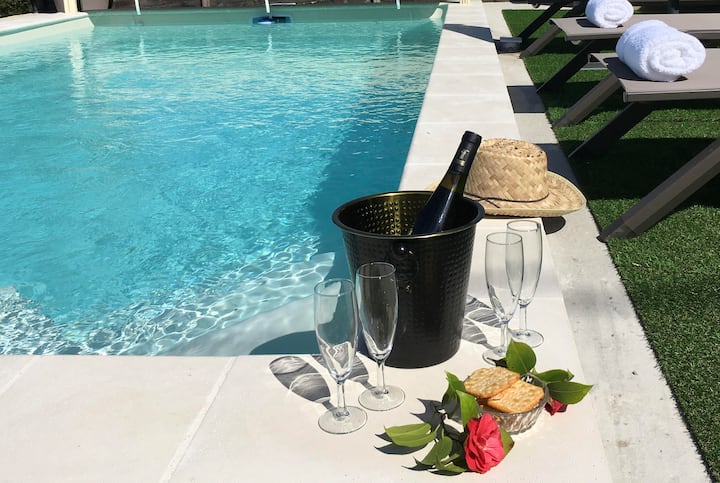 Maison Piscine Privée 8 Pers. - Brantôme