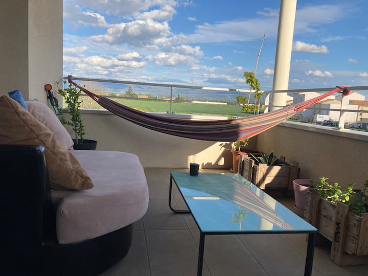 T3 Moderne Avec Grande Terrasse & Parking Gratuit - Valence