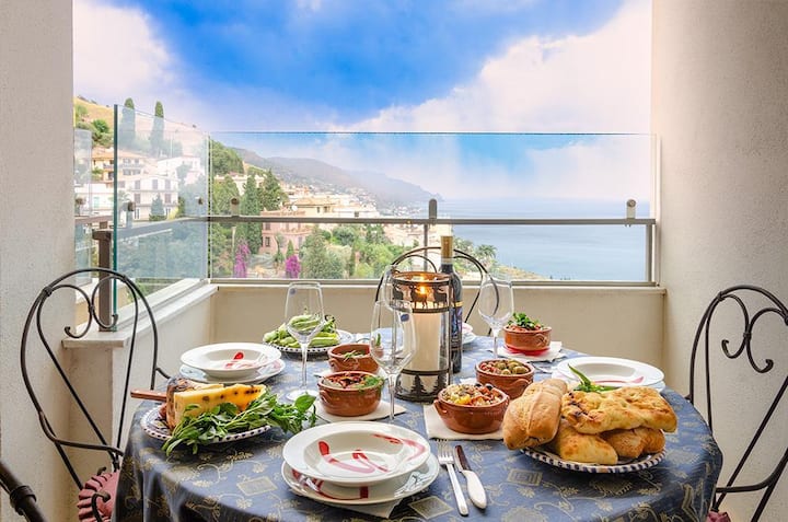 Terrazza Sul Mare, Parking, View, Center - Taormina