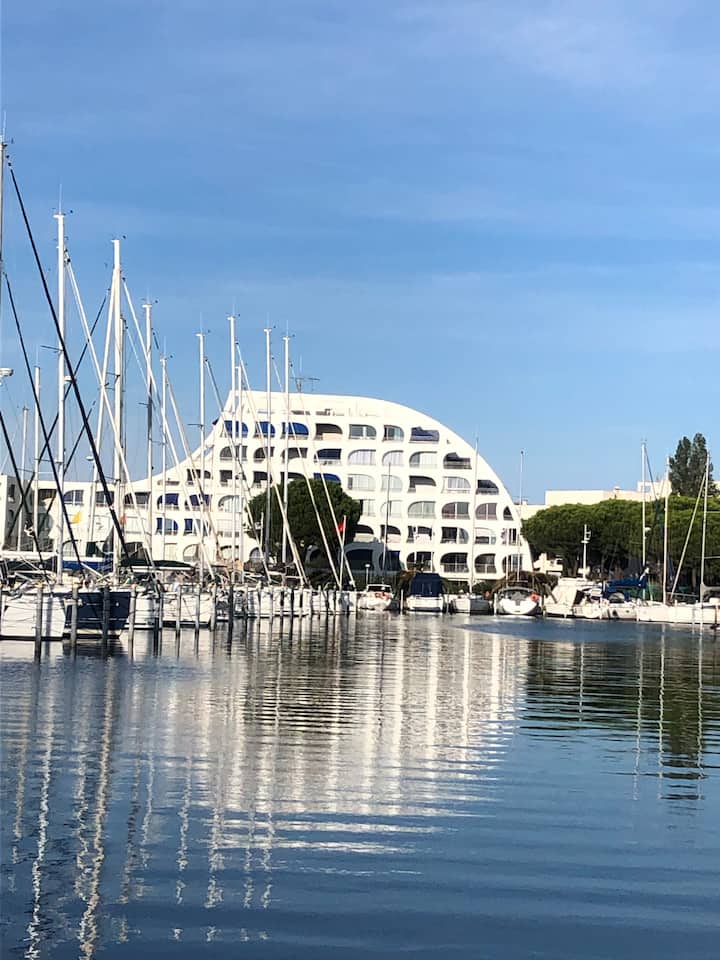 Studio Et Belle Vue Sur Le Port - Le Grau-du-Roi