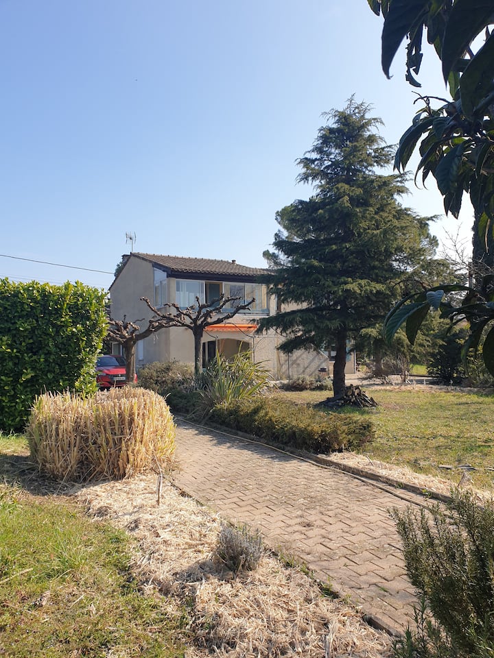 Haut De Villa Avec Grand Jardin* Havre De Paix - Vallon-Pont-d'Arc