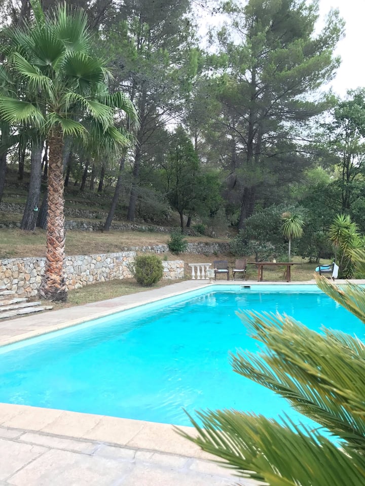 Villa De Rêve Piscine Vue Panoramique Village - Fayence