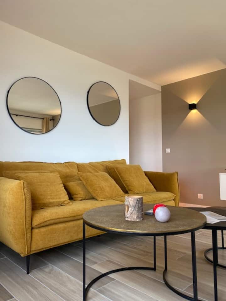 Villa Botrel 3* Superbe Appartmt Vue Mer+ Parking - Sainte-Maxime