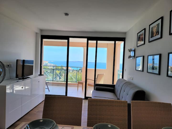 Beau T2 Cabine Magnifique Vue Mer Villa Francia - Cannes