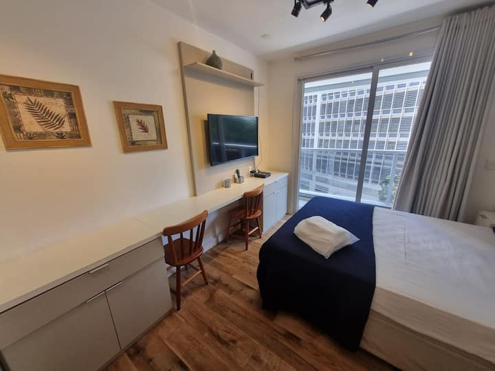 Loft Consolação Ao Lado Metro, Piscina/academia - São Paulo