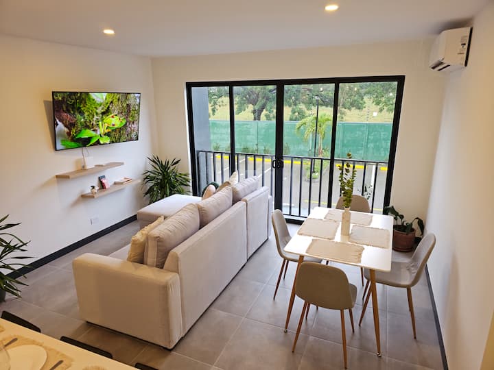 Apt 4min-airport W/ac-security-pool-parking - Alajuela