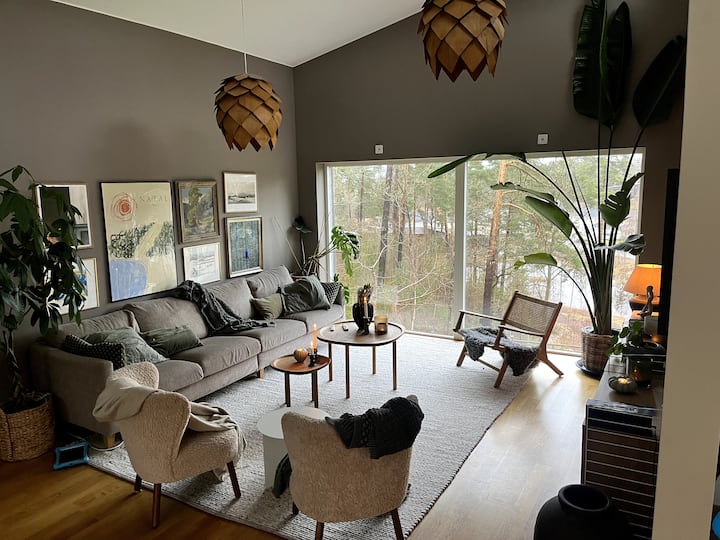 Modern Och Naturnära Villa - Lerum