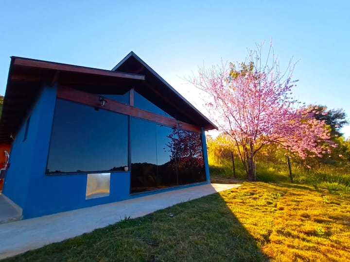 Hidro Dupla, Lareira Interna E Vista Incrível - Santo Antônio do Pinhal