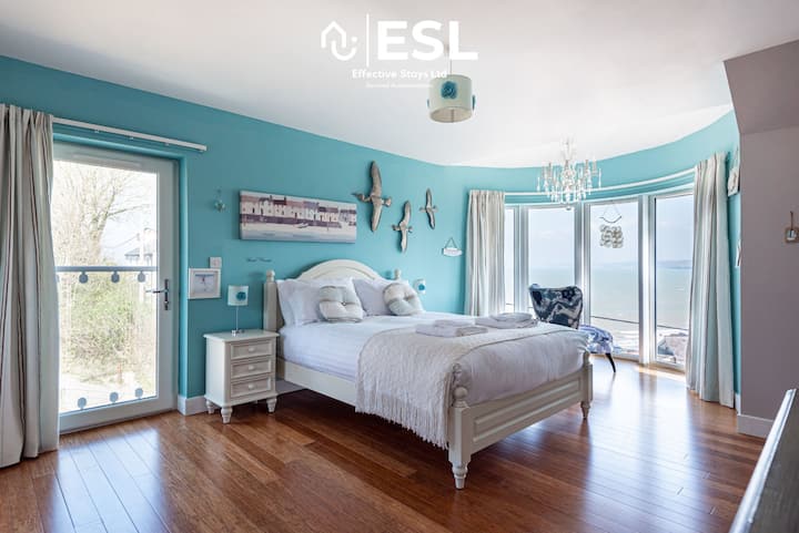 4 En Suite Bedroom Home Overlooking New Quay Sea - New Quay
