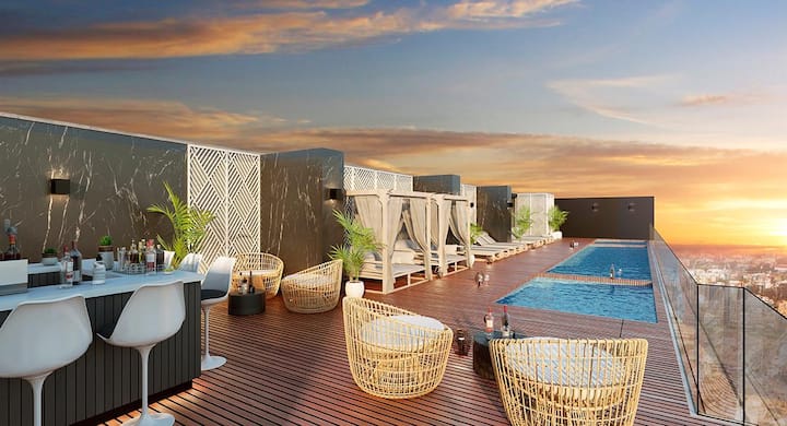 Lovely Flat Barranco 402 Pool Jacuzzi Billar Gym - Perú