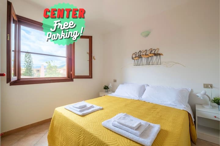 Centre - Parking Gratuit - Appartement + Terrasse - San Teodoro