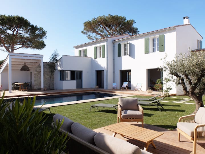 Sublime Villa D'architecte Avec Piscine Privée - La Couarde-sur-Mer