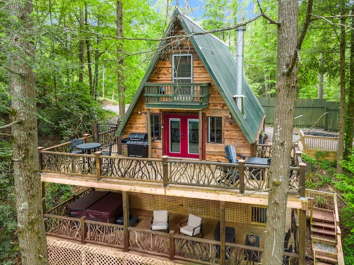 Tranquil Creek View A-frame - Blue Ridge, GA
