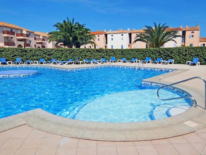 Marina Vue Port - Piscine - Clim - Parking - Saint-Cyprien Plage
