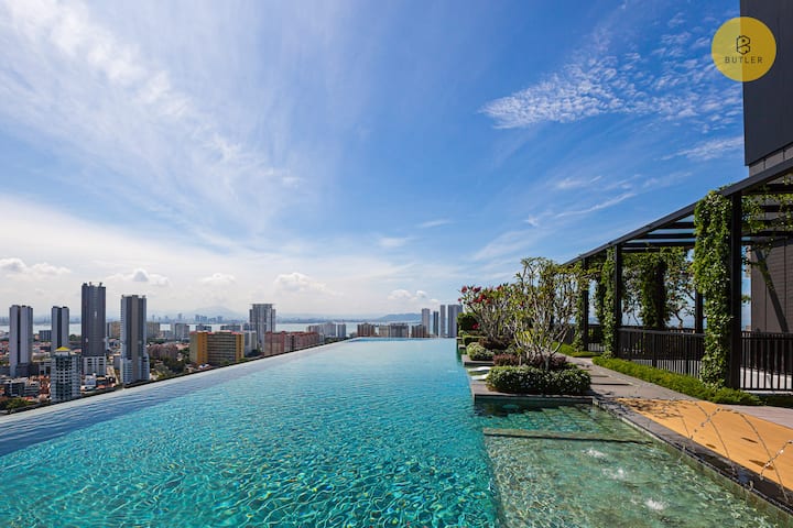 【Seaview】infinity Pool •Town •Easyaccess 13a6 - George Town