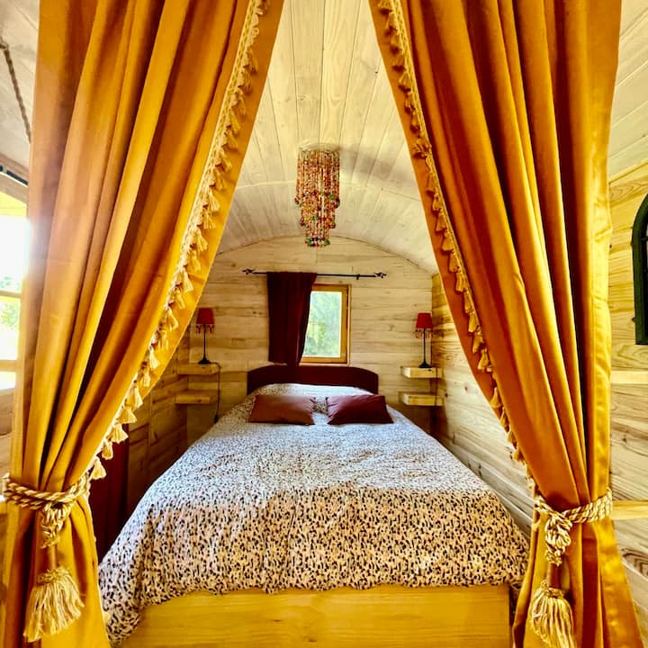 Roulotte Insolite En Pleine Forêt - Domaine Temali - Labouheyre