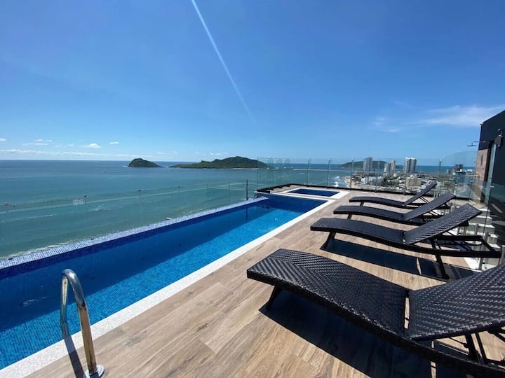 Penthouse Endless Unobstructed Ocean Views - Mazatlan