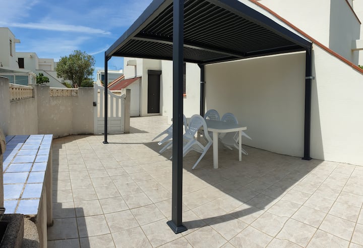 Appartement Le Barcares Rez De Jardin Bord De Mer - Le Barcarès