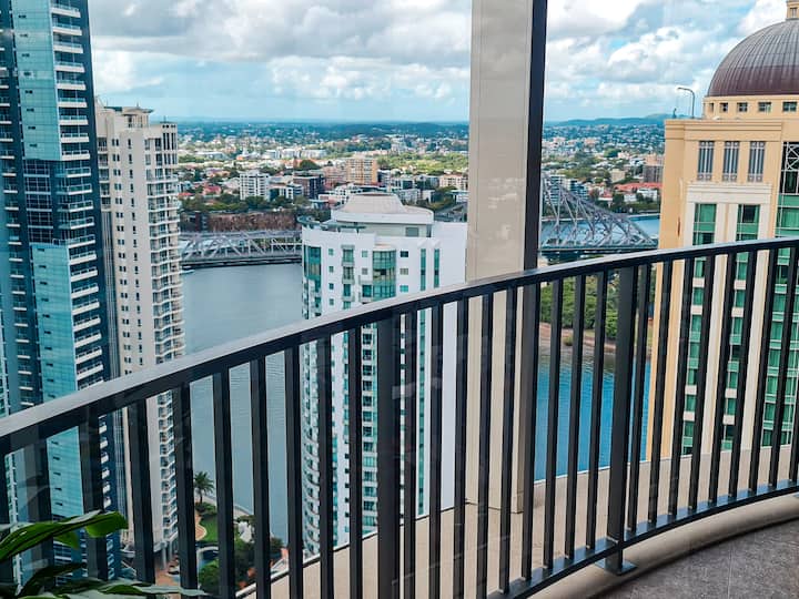 2bd Riverviews With Style + Rooftoppool Sleeps 7 - Brisbane