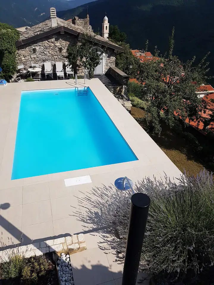 Villa  Avec Vue Sur Les Montagnes, Piscine Et Spa - Ligurien