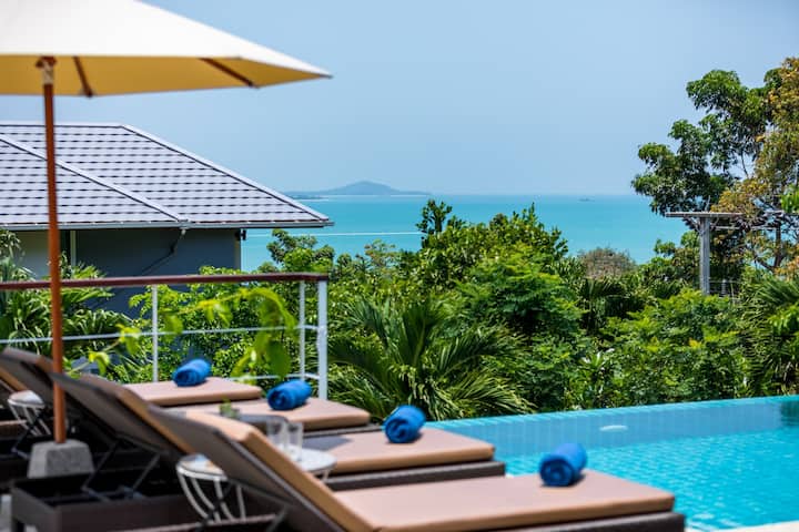 Villa Wassana - Sunset View 5bed - Koh Samui