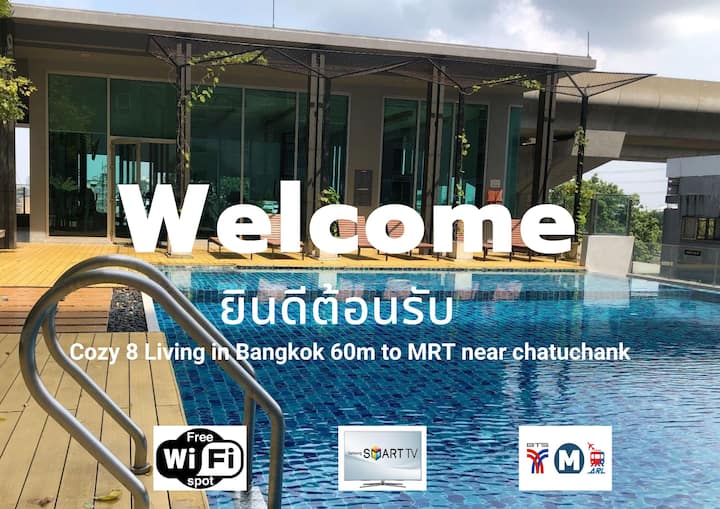 Cozy8living In Bangkok 60mto Mrt - Bangkok
