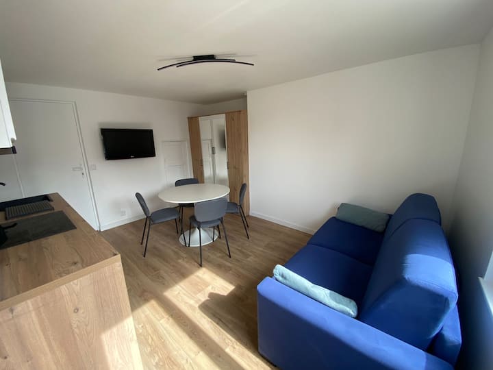 Cosy T2 à 2 Min à Pied De La Plage - Le Portel