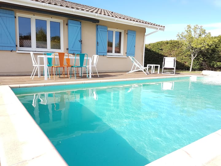 Chaleureuse Maison Avec Piscine - Biscarrosse