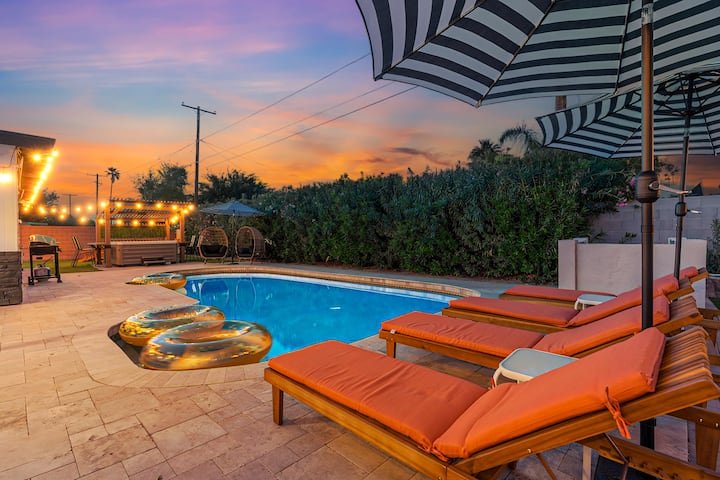 Heated Pool, Hot Tub, Fire Pit, Golf | Old Town! - Scottsdale, AZ