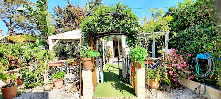 Cottage Charme Ambiance Tahiti, Plage Nartelle 20m - Côte d'Azur