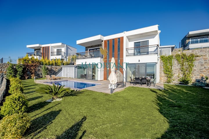 3bedroomedvilla Pool, Sea View In Yalikavak Bd4129 - Gümüşlük