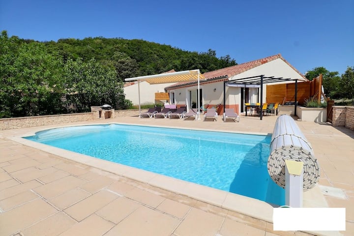 Villa Piscine Sud Ardèche Proche Vallon-pont-d'arc - Balazuc