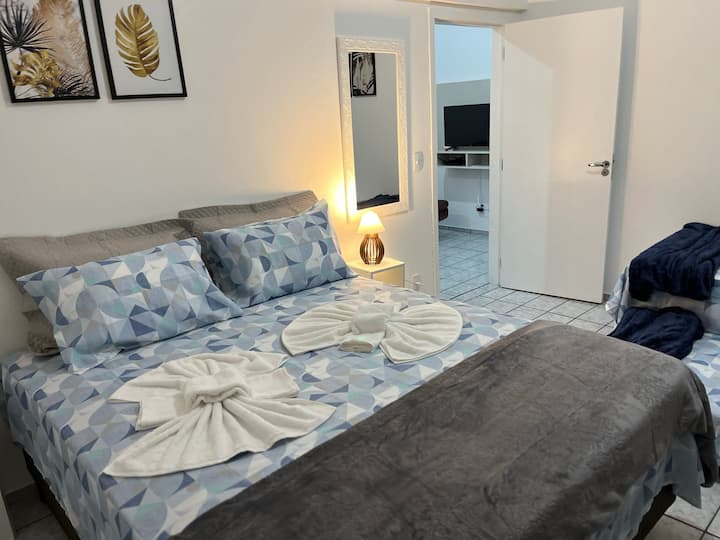 Apto 202 Bolshoi, Wifi, 5pax, Acij, Saguaçu - Joinville
