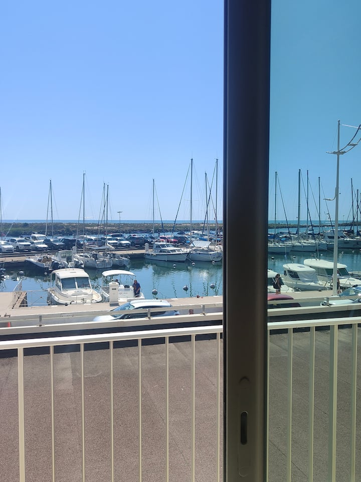 Superbe T4 Climatisé, Vue Port/mer, 100m Plage - Valras-Plage