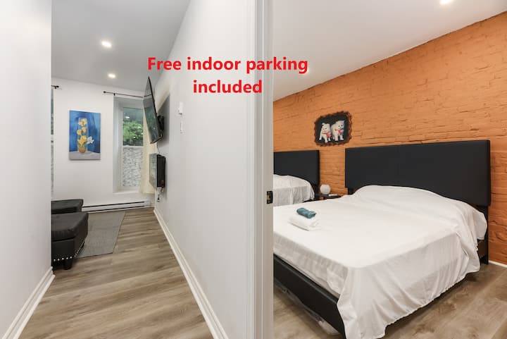 Downtown One Bedroom Free Parkng Prime Location204 - Montreal