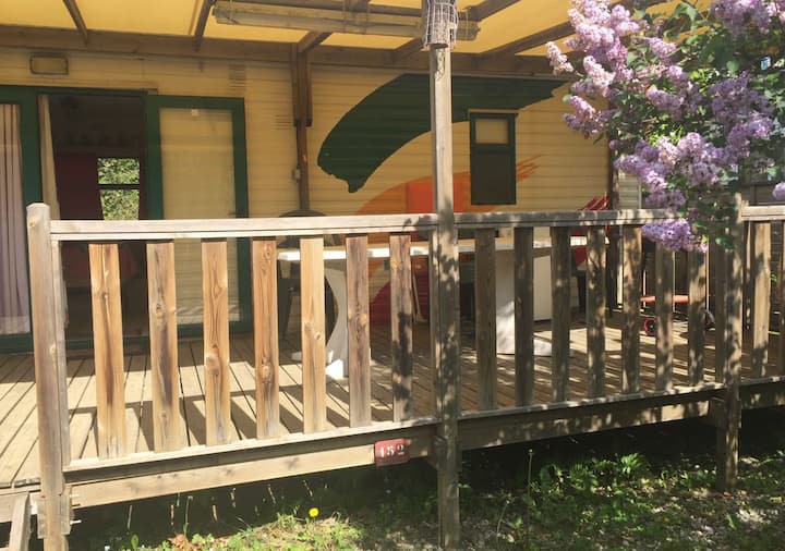 Novalaise:mobile-home En Hauteur - Lac d'Aiguebelette