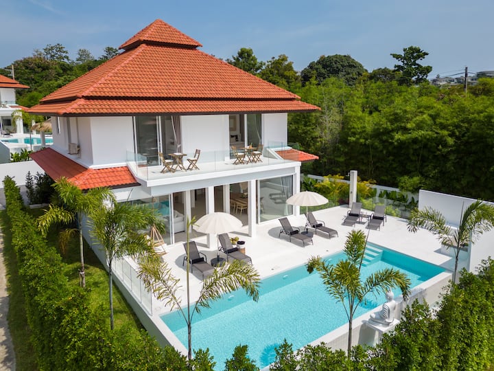 New 4br Luxury Pool Villa W/ Beach Access - Ko Pha-ngan