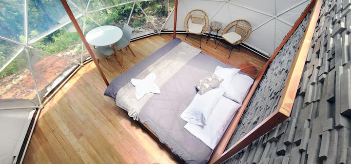 Retraite Glamping De Dome Dans La Jungle - Palmar Norte
