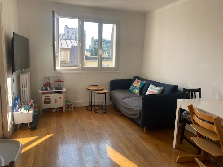 2 Chambres (3 Pièces) Lumineux Proche Tour Eiffel - Nanterre